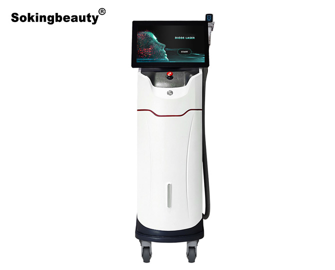 Professional Vertical 808nm Diode Laser Hair Removal Smooth Skin Machine