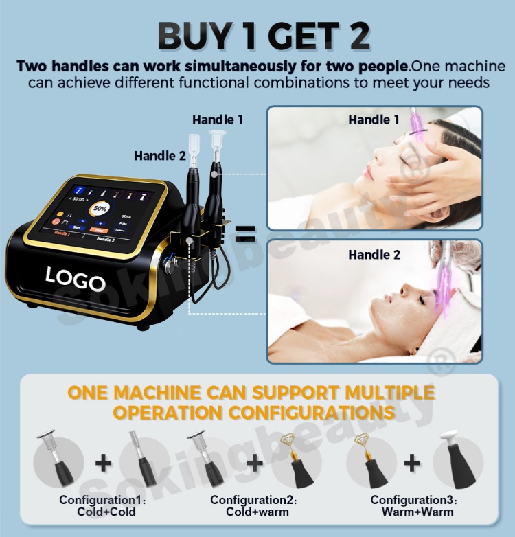 Anti Inflammatory Wrinkle Removal Multi Function 9 In 1 Dual Control ...
