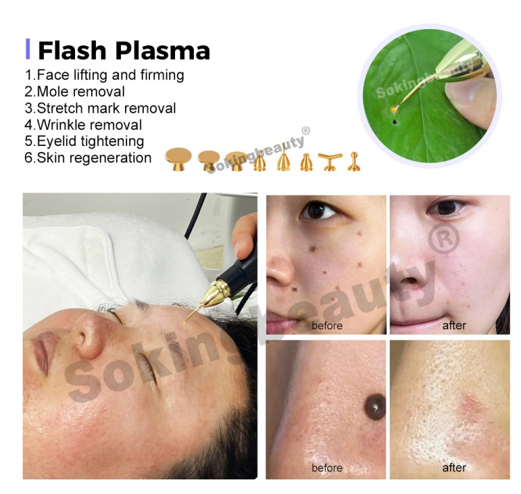 Anti Inflammatory Wrinkle Removal Multi Function 9 In 1 Dual Control ...